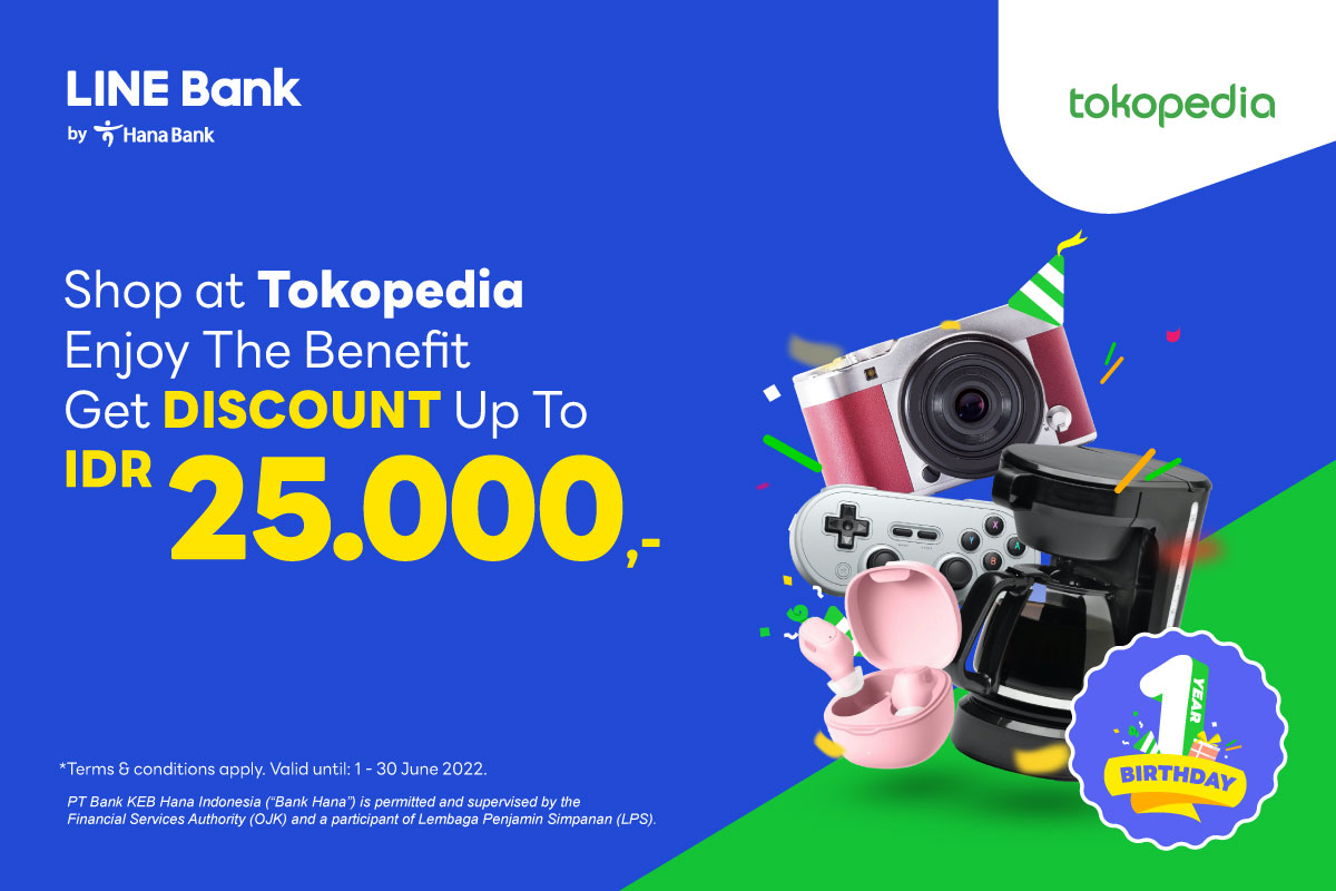 Tokopedia Promotion - LINE Bank