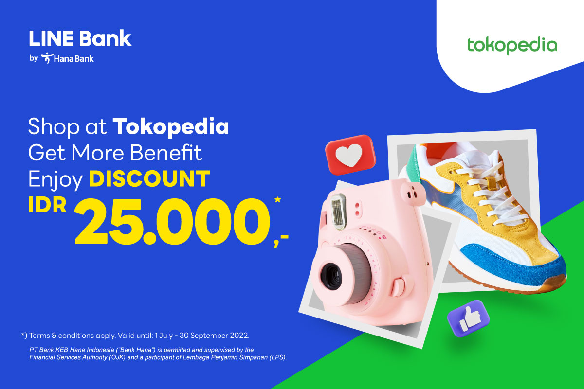 Tokopedia Promotion - LINE Bank