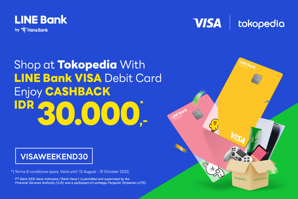 Tokopedia - VISA Promotion - LINE Bank
