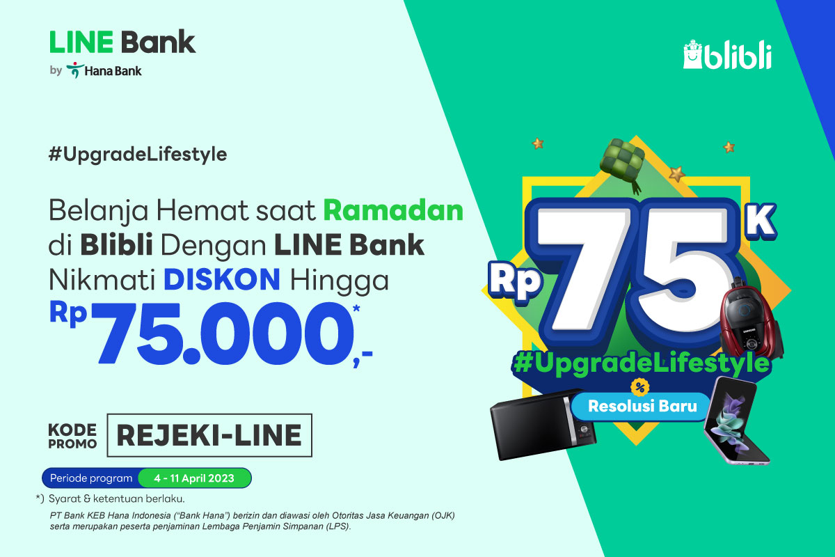 Promo Blibli Ramadhan - LINE Bank