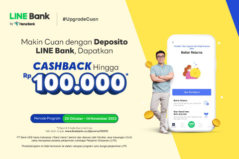 Promo Spesial Akun Deposito - LINE Bank