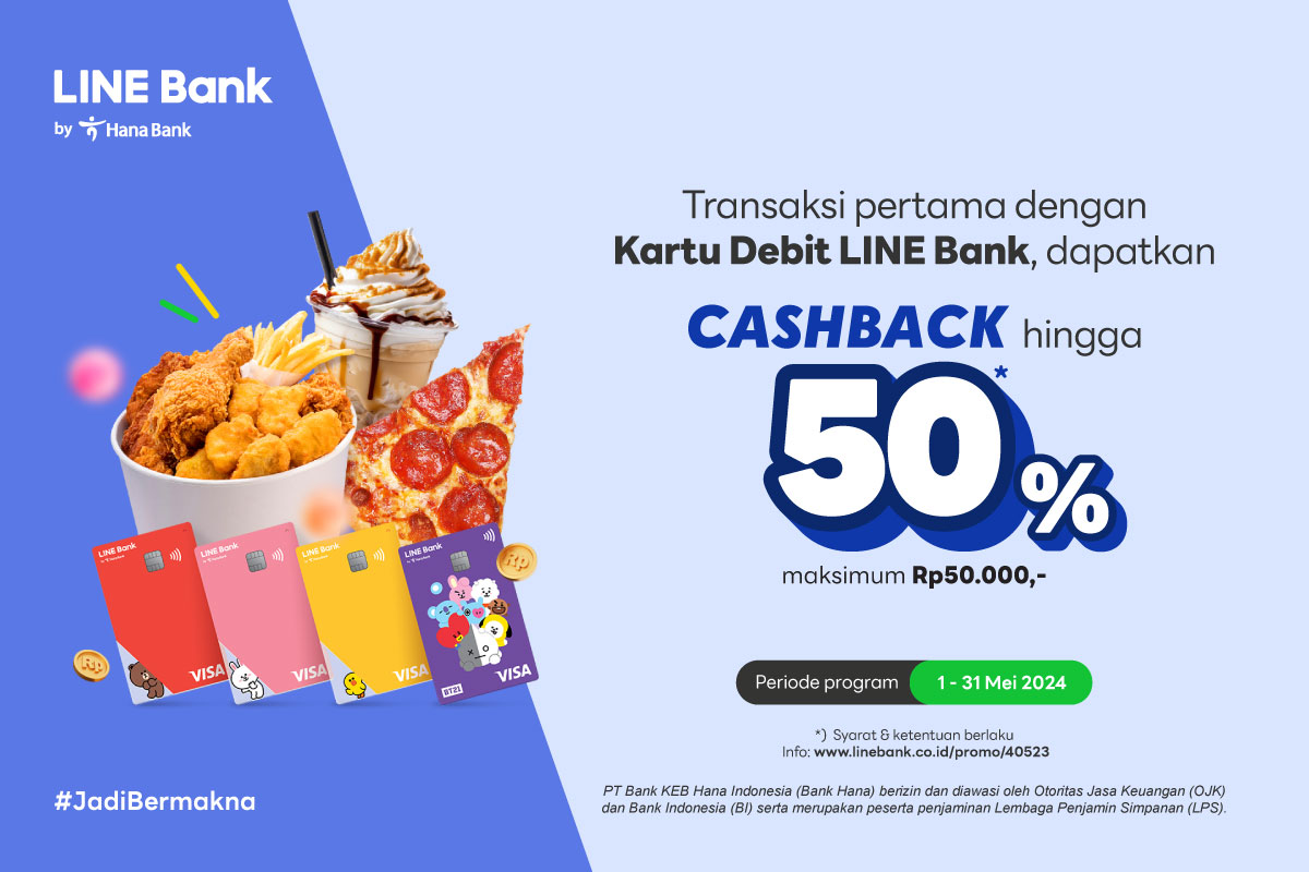 Promo Spesial Kartu Debit - LINE Bank
