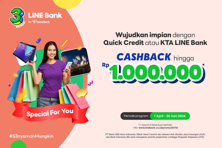 Promo dan Cashback Bank Digital - LINE Bank