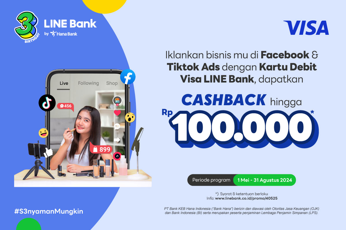 Promo Facebook & Tiktok Ads - LINE Bank