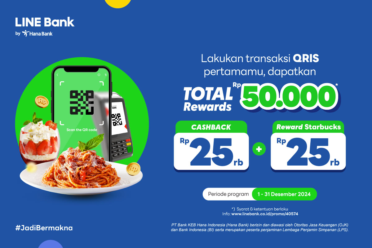 Promo Spesial QRIS - LINE Bank