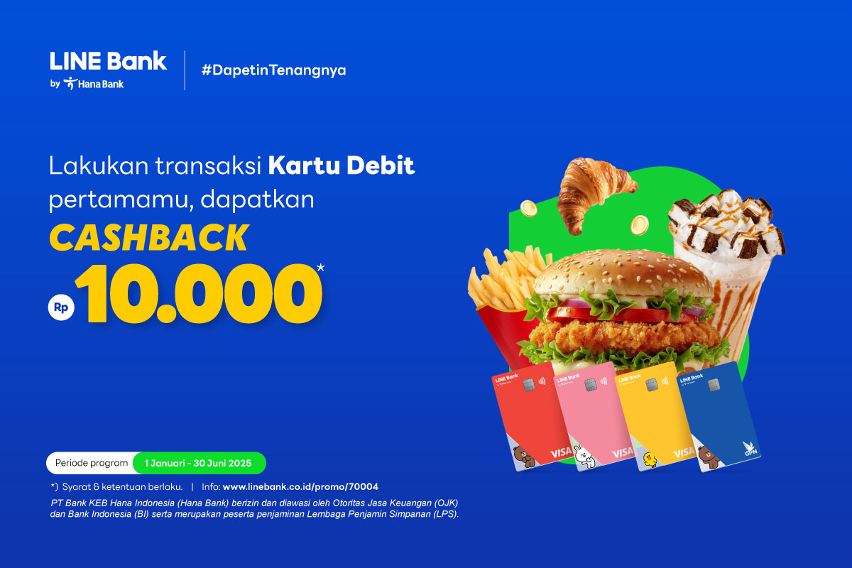 Promo Spesial Kartu Debit - LINE Bank