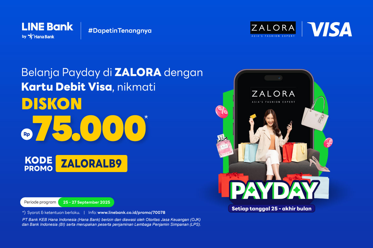 Promo Payday - Zalora - LINE Bank
